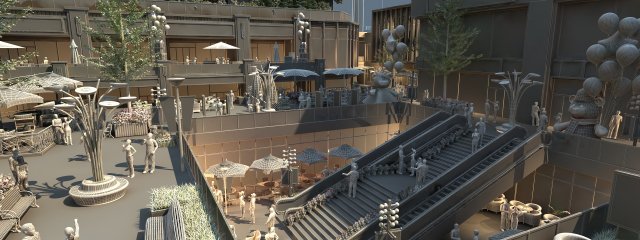 bazaar 3D Model in Buildings 3DExport