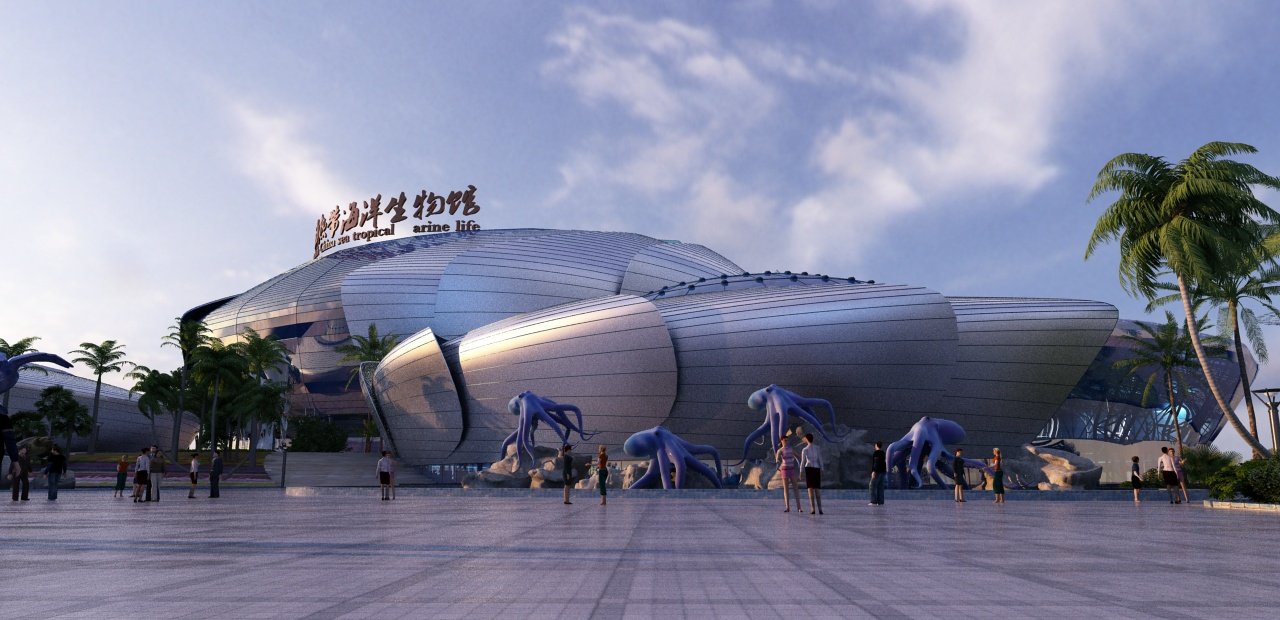 ocean exhibition hall 3D Models in Buildings 3DExport