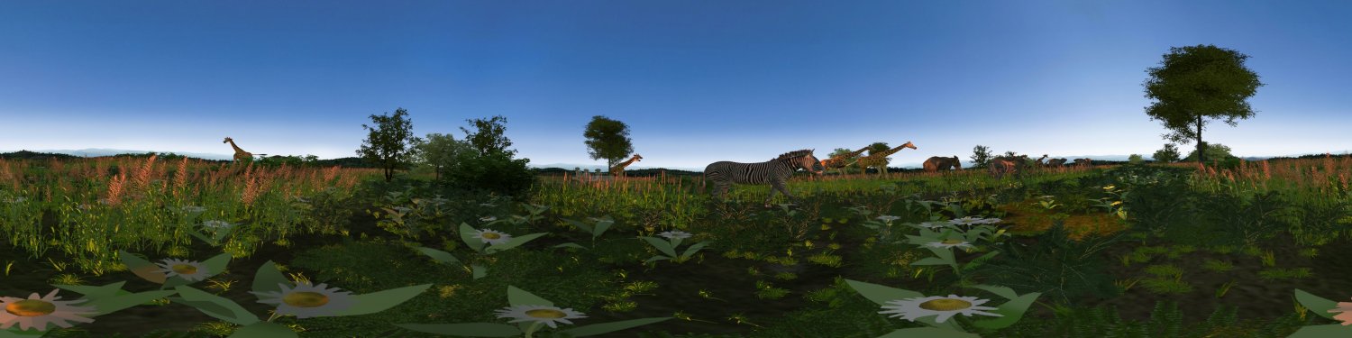 Zoo animals 3D Model in Environment 3DExport