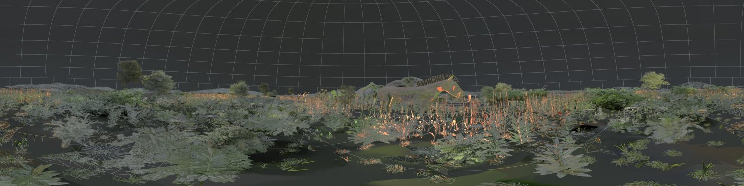 Zoo animals 3D Model in Environment 3DExport