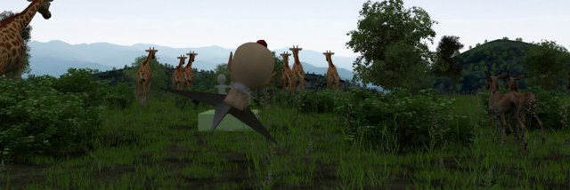 zoo animals 3D Model in Environment 3DExport