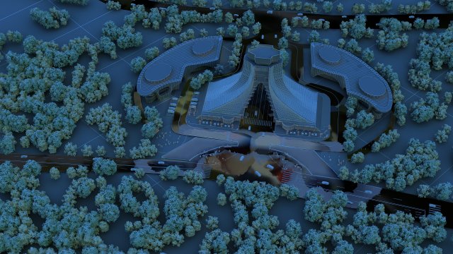 city gate 3D Model in Buildings 3DExport