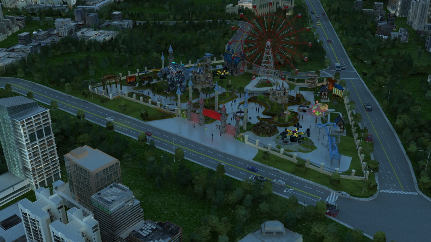 amusement park 3D Models in Buildings 3DExport