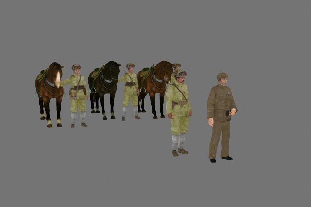 general 3D Model in Man 3DExport