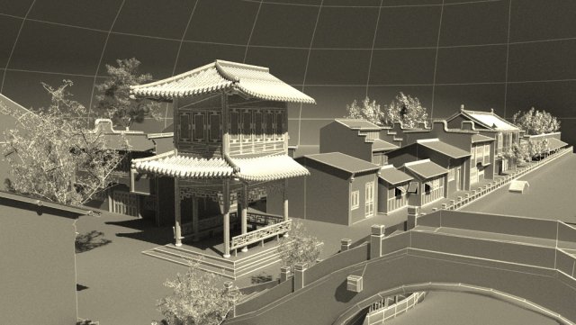 ancient building 3D Model in Buildings 3DExport