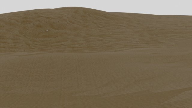 desert 3D Model in Environment 3DExport