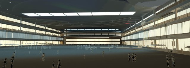 ice rink 3D Model in Hall 3DExport