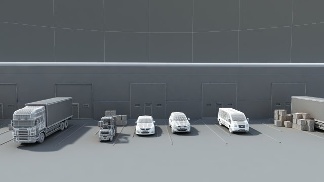 warehouse 3D Model in Buildings 3DExport