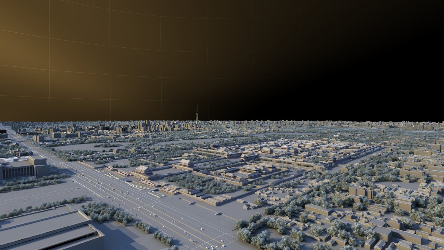 Beijing 3D Models in Buildings 3DExport