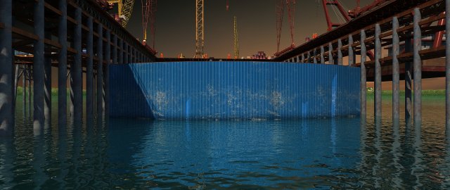 Build the bridge 3D Model in Buildings 3DExport