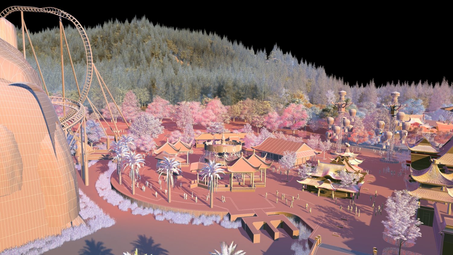 Amusement park 3D Models in Buildings 3DExport