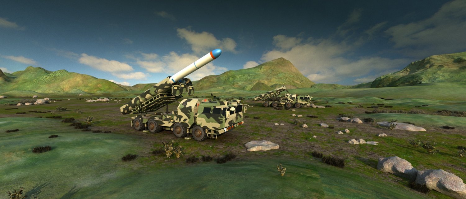 Missile car 3D Models in Artillery 3DExport