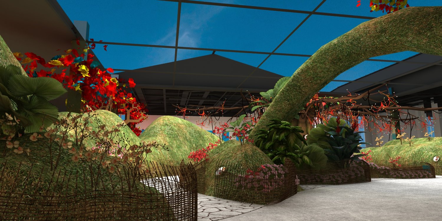 Botanical garden 3D Models in Buildings 3DExport