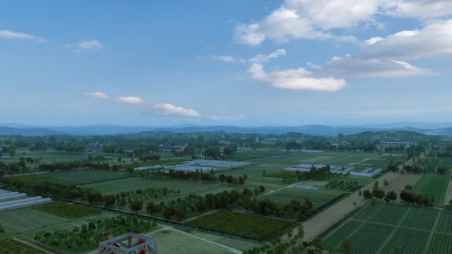 Rural area 3D Model in Environment 3DExport