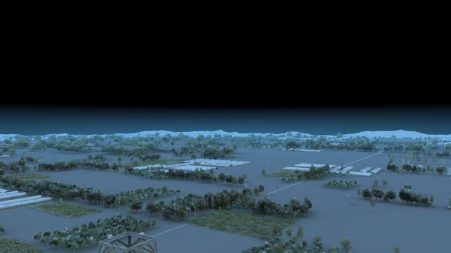 Rural area 3D Model in Environment 3DExport