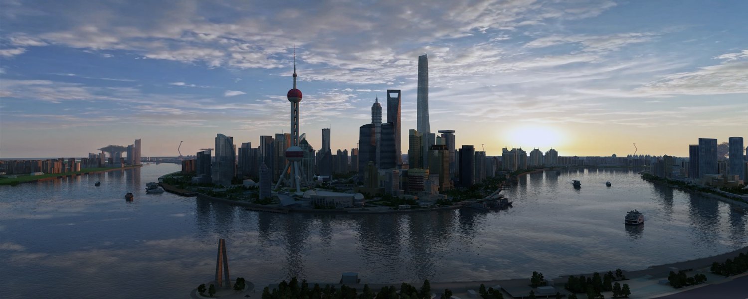 Shanghai 3D Models in Buildings 3DExport