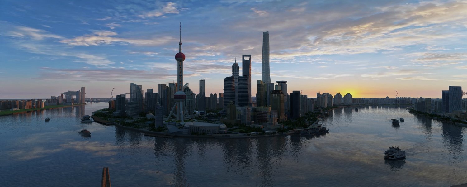 Shanghai 3D Models in Buildings 3DExport