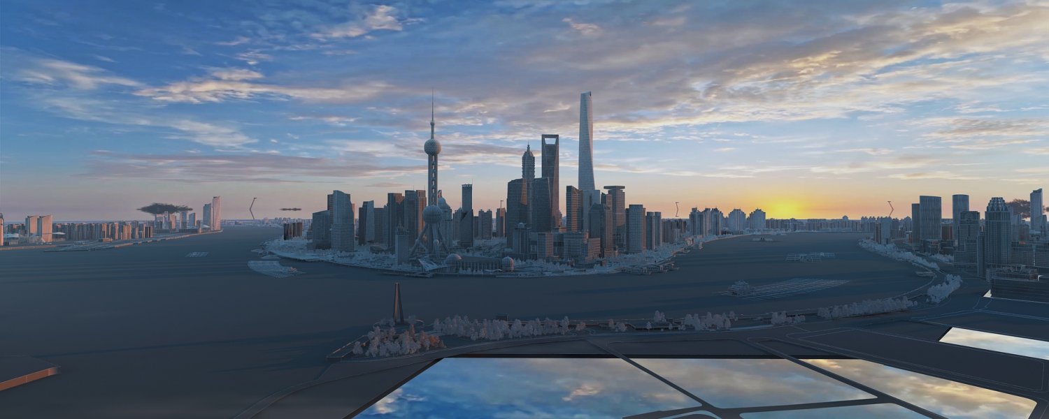 Shanghai 3D Models in Buildings 3DExport