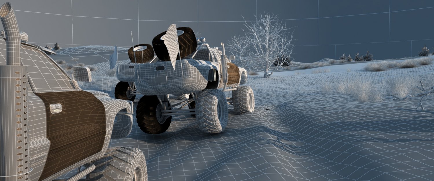 Desert racing 3D Models in Environment 3DExport