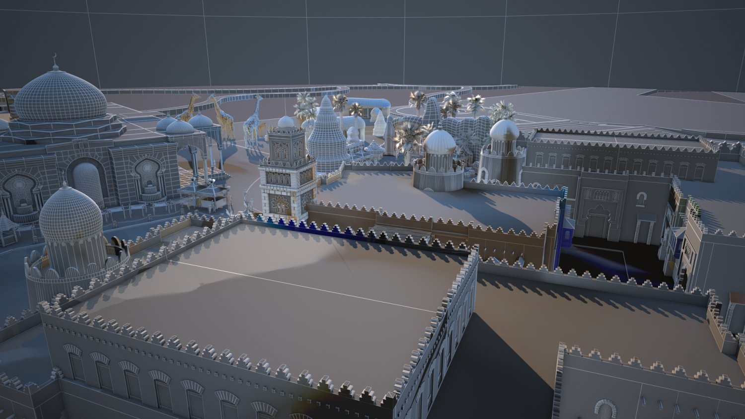 Architecture in India 3D Models in Buildings 3DExport