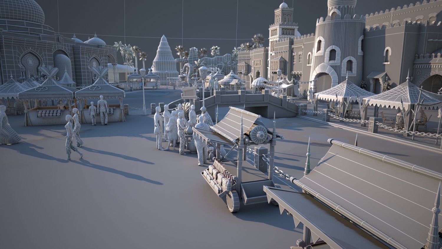 Architecture in India 3D Models in Buildings 3DExport