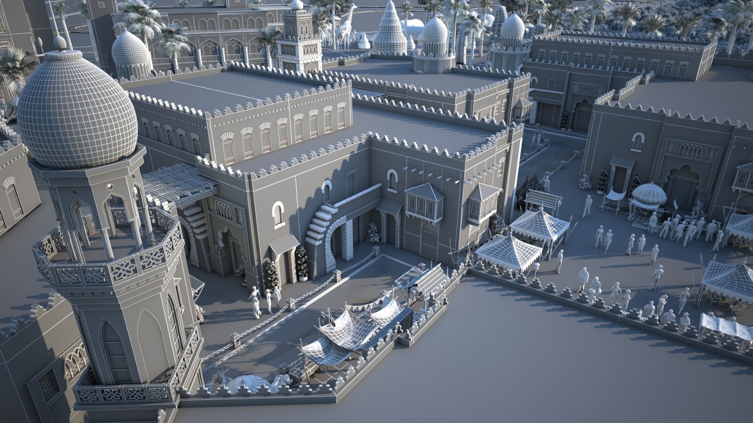 Architecture in India 3D Models in Buildings 3DExport