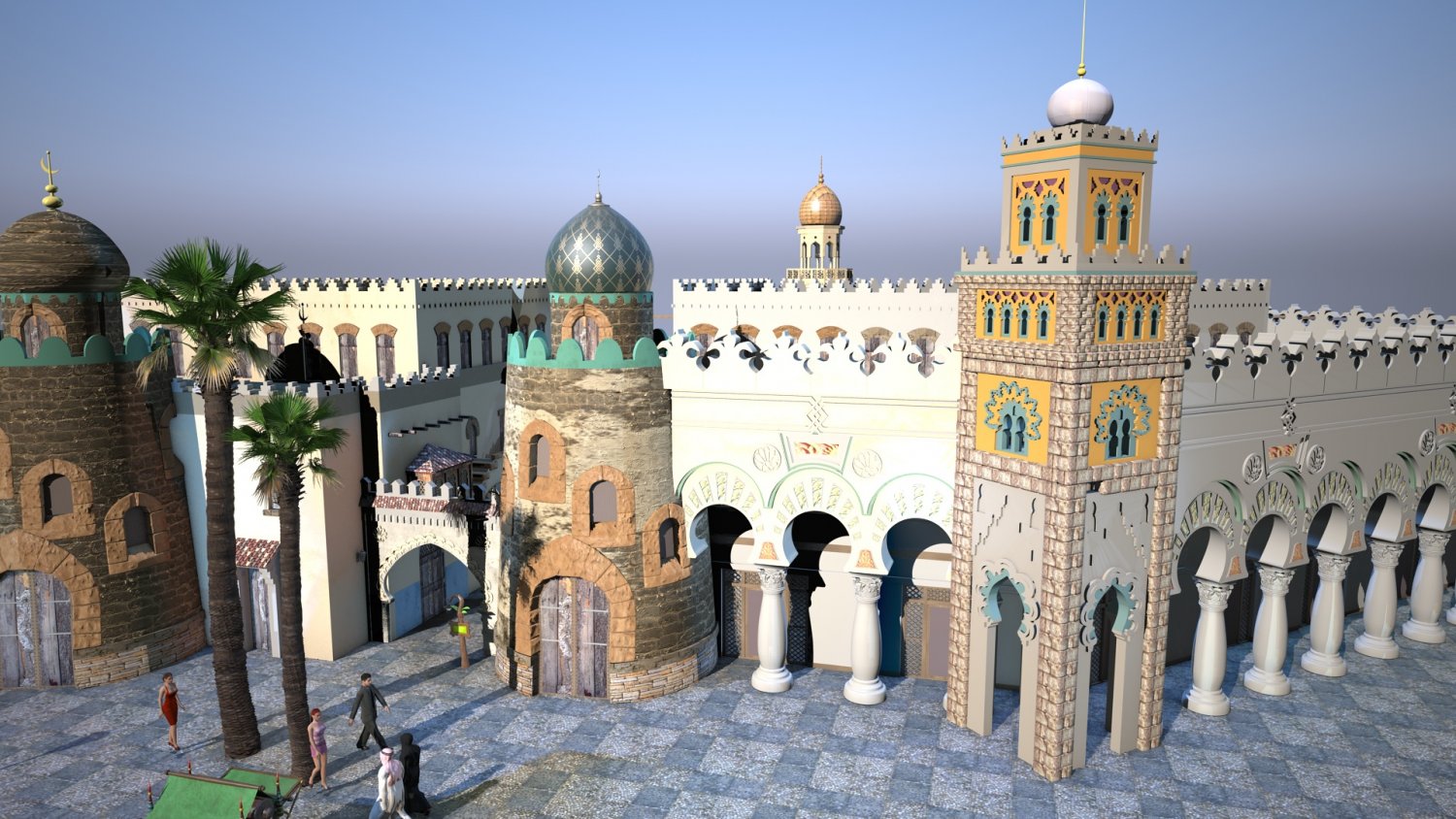 Architecture in India 3D Models in Buildings 3DExport