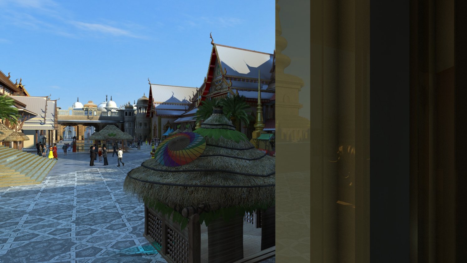 Architecture in India 3D Models in Buildings 3DExport