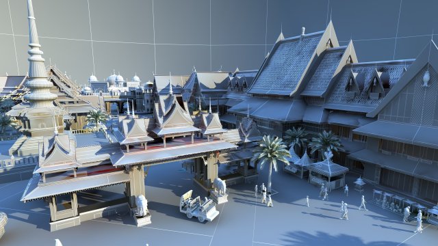 Architecture in India 3D Model in Buildings 3DExport