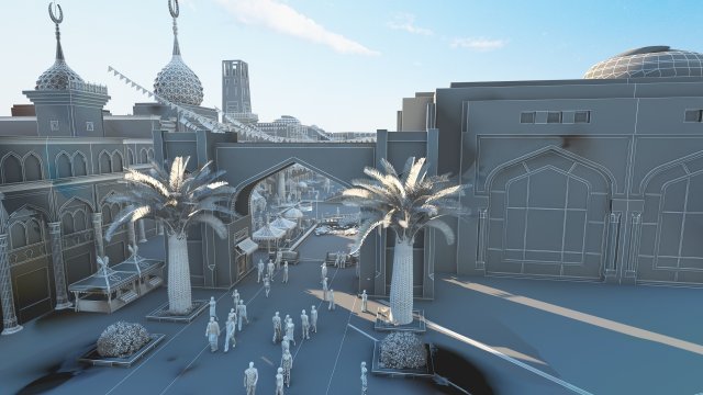 Architecture in India 3D Model in Buildings 3DExport