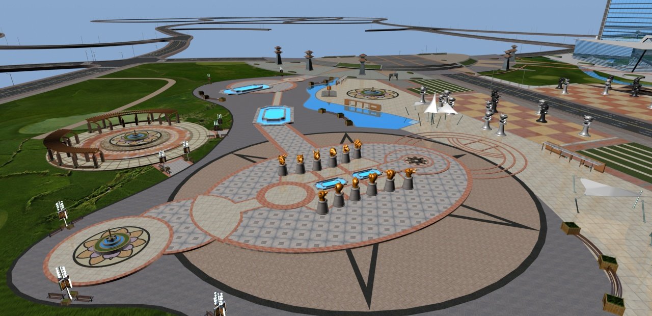 Interpretation of the square 3D Models in Buildings 3DExport