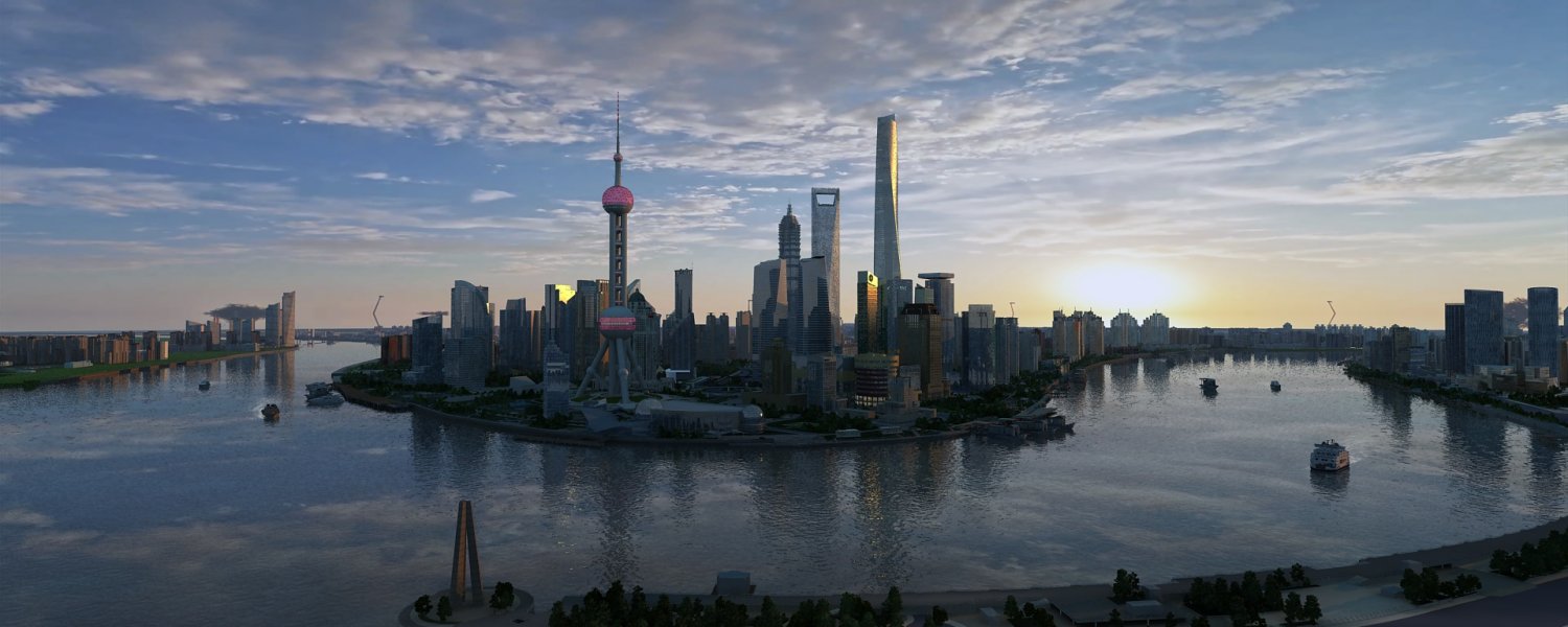 Shanghai 3D Models in Buildings 3DExport