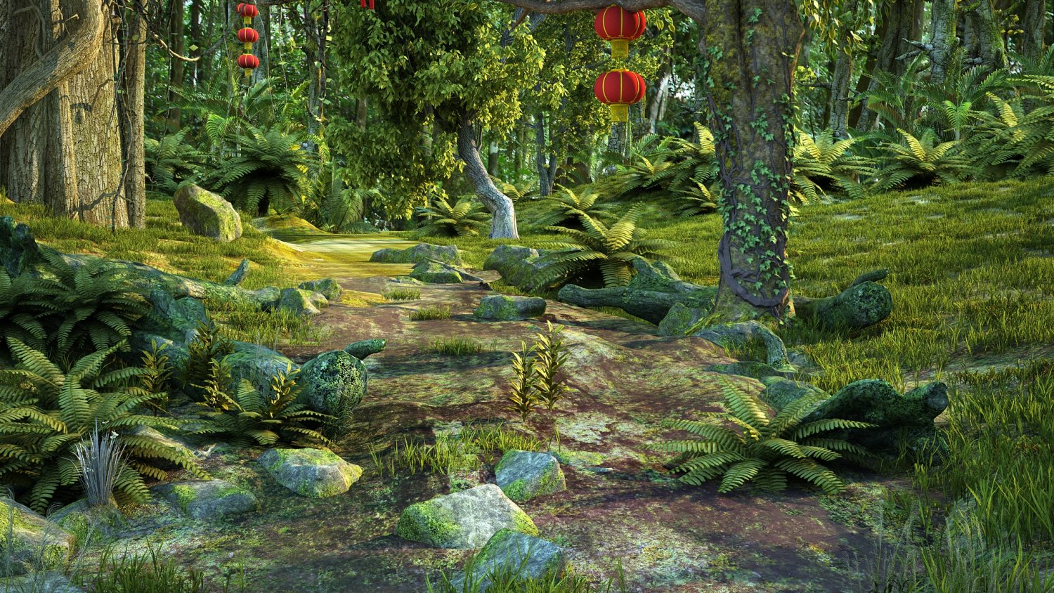 Rainforest 3D Models in Environment 3DExport