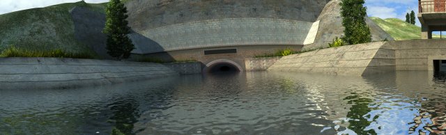 Reservoir 3D Model in Buildings 3DExport