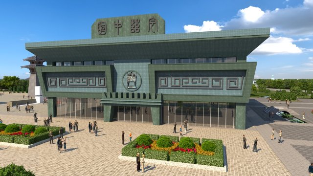 Tripod building 3D Model in Buildings 3DExport