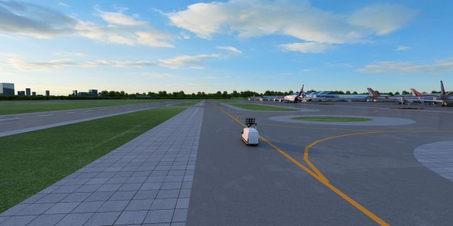 Airport tower 3D Model in Buildings 3DExport