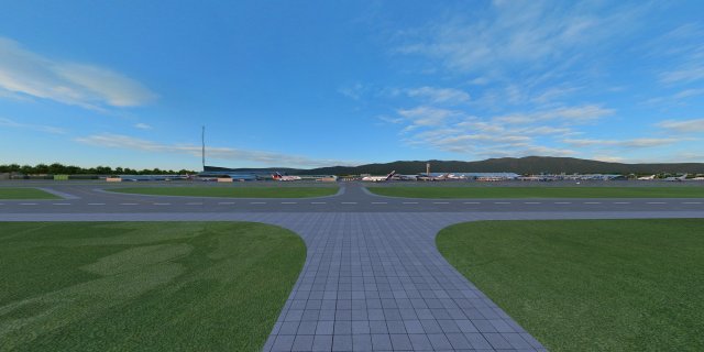Airport tower 3D Model in Buildings 3DExport