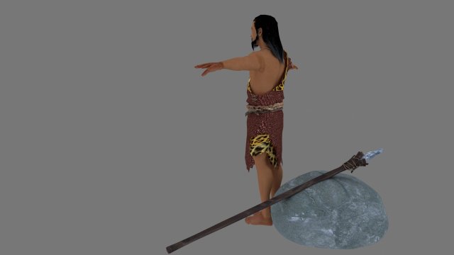 Primitive 3D Model in Man 3DExport