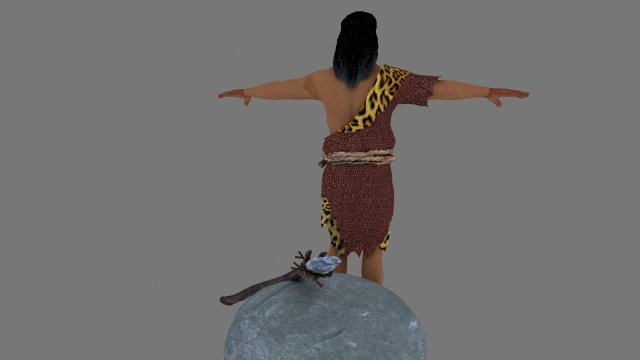 Primitive 3D Model in Man 3DExport