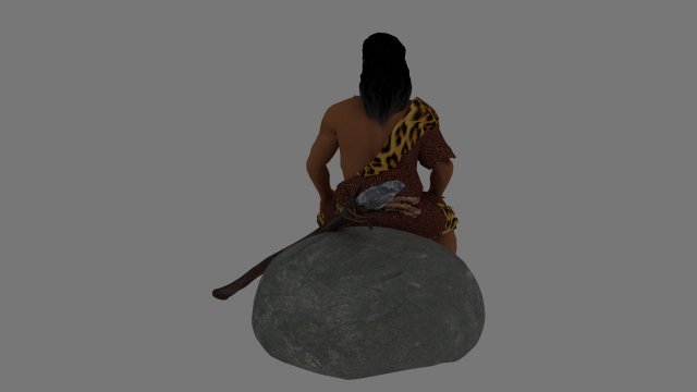 Primitive 3D Model in Man 3DExport