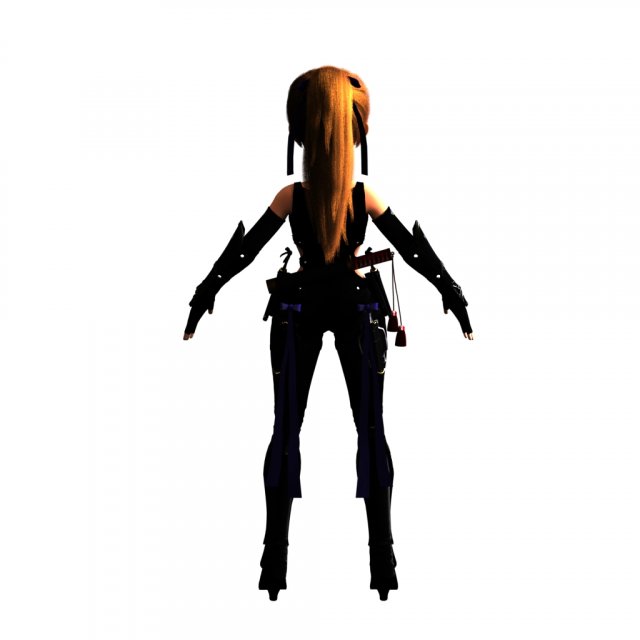 Cartoon Girl 3d Model In Cartoon 3dexport