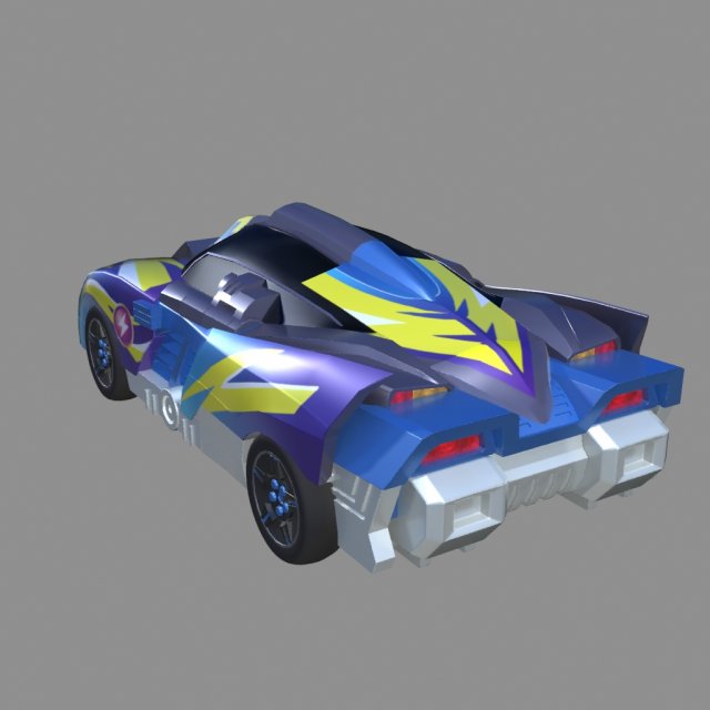 Deformed chariot 3D Model in Toys 3DExport