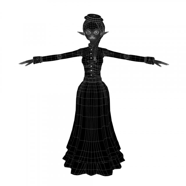 Cartoon Girl 3d Model In Cartoon 3dexport