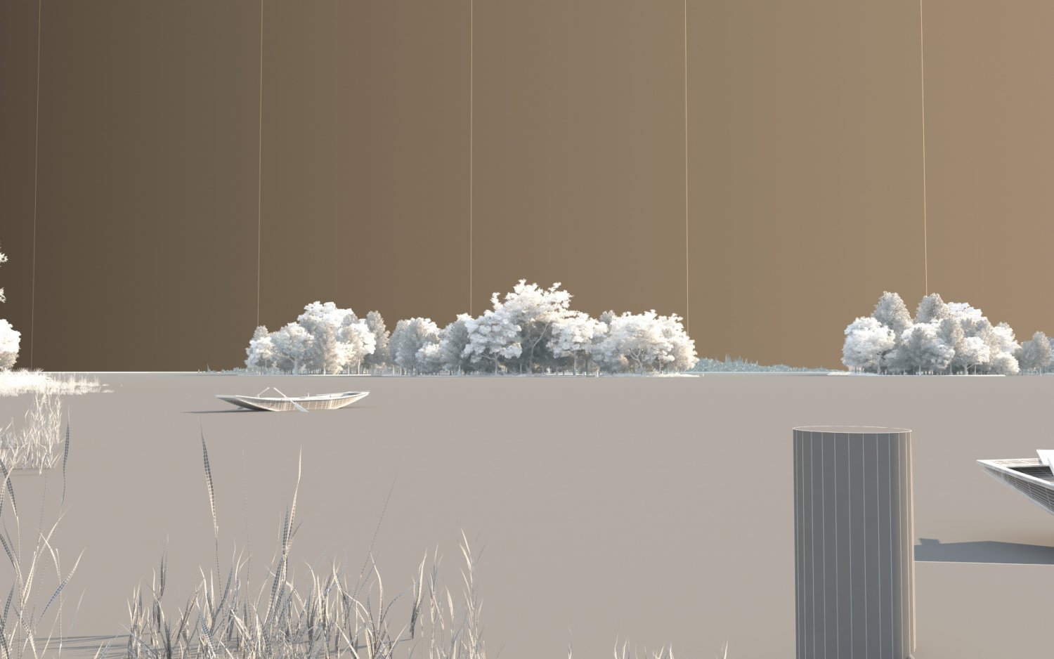 Lake 3D Models in Environment 3DExport