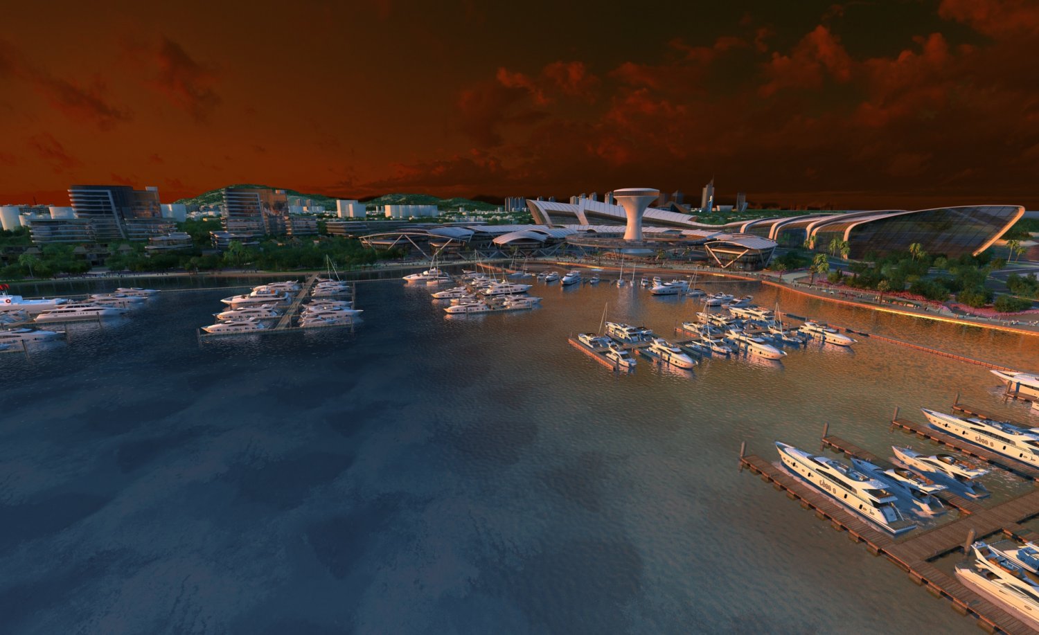 Harbor 3D Models in Sailboat 3DExport