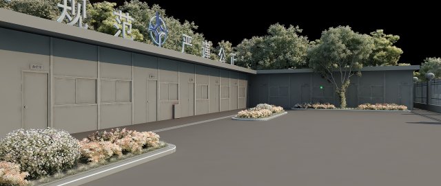 Laboratory 3D Model in Buildings 3DExport