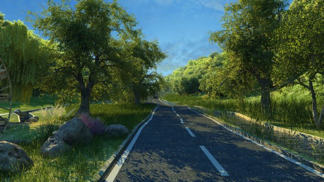 Mountain path 3D Model in Environment 3DExport