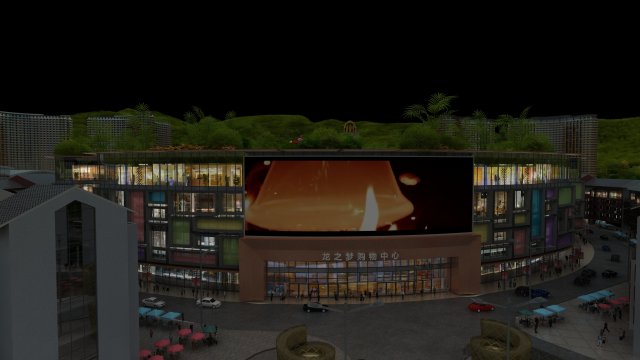 Shopping center 3D Model in Buildings 3DExport