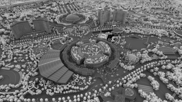 Shopping center 3D Model in Buildings 3DExport