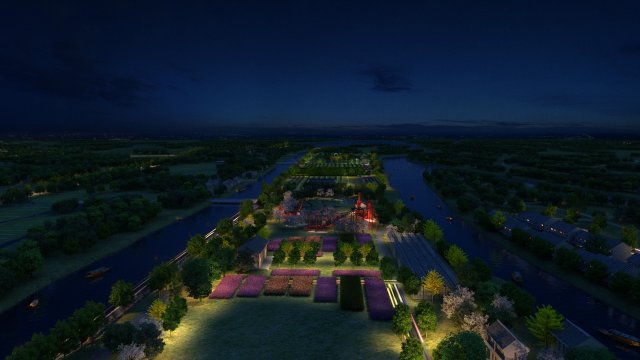 City night view 3D Model in Buildings 3DExport